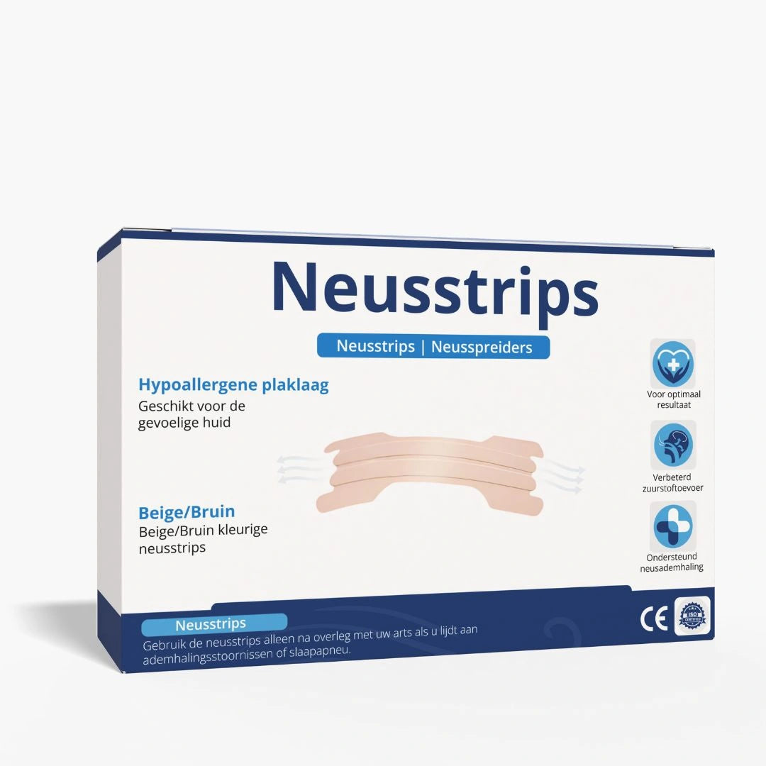 Neusstrips tegen snurken Slaap-snel.nl